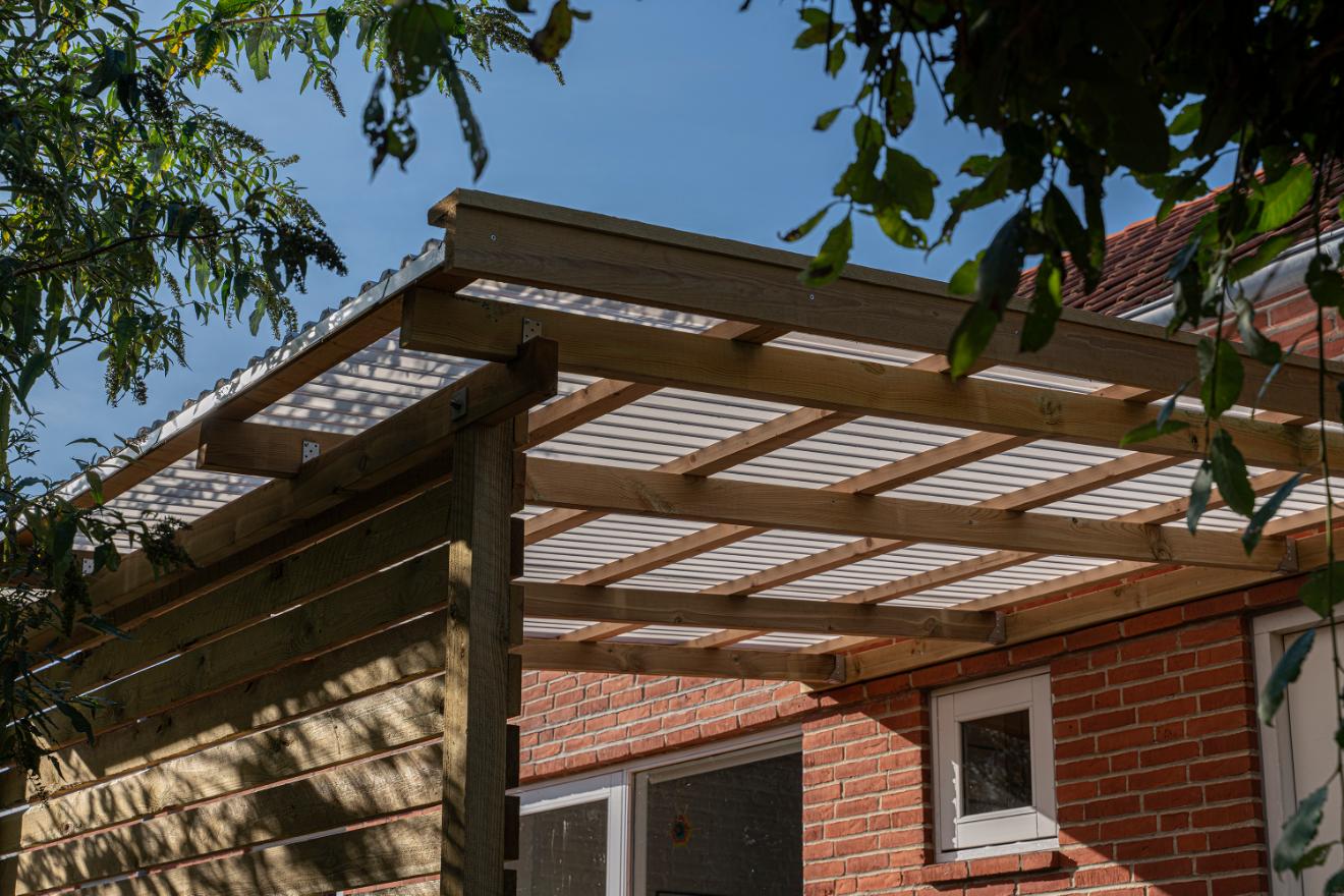 Trapezplader | Overdækning til carport eller terrasse